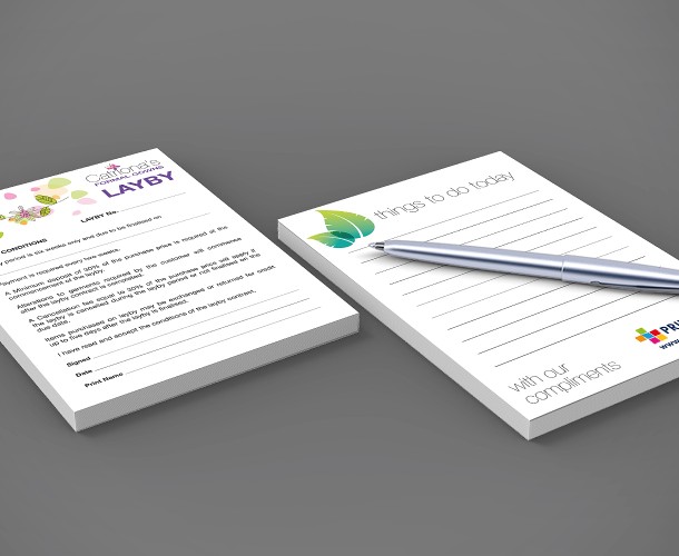 A6 Note Pads Printing | Print2Day - Sydney